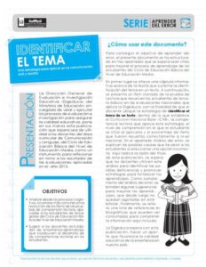 ¿Cómo identificar un tema de un texto? - We School