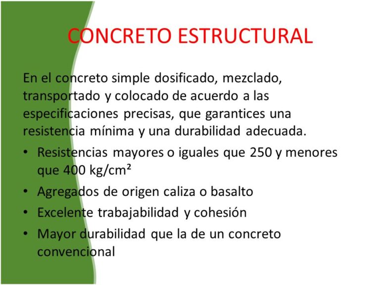 ¿Cuál es el concreto estructural? - We School